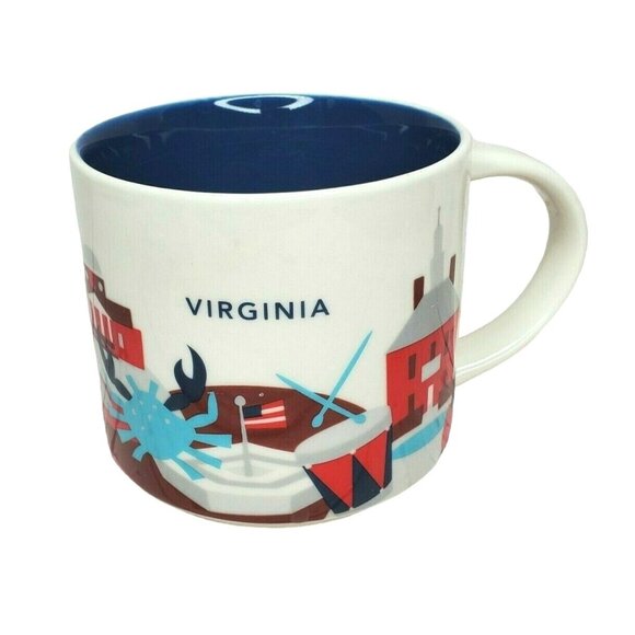 Starbucks | Dining | Vintage Starbucks Virginia You Are Here ...